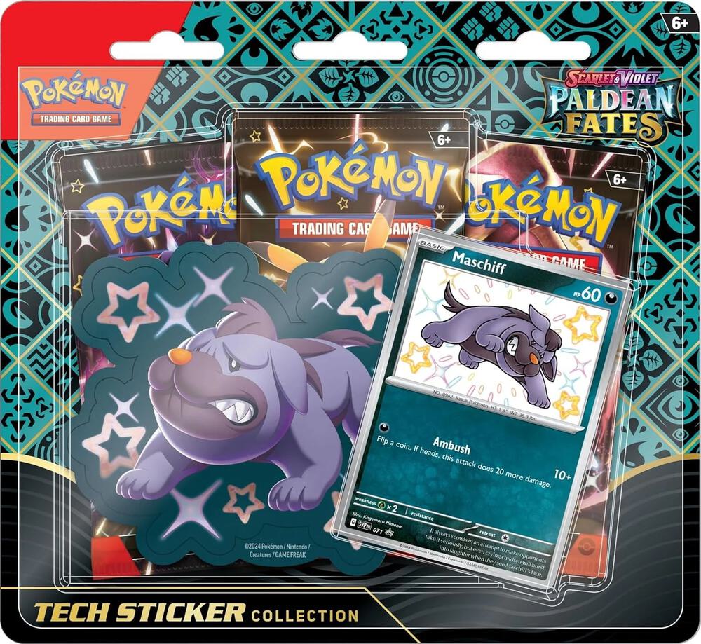 Paldean Fates Tech Sticker Collection [Maschiff] ESPAÑOL – Gengar Store