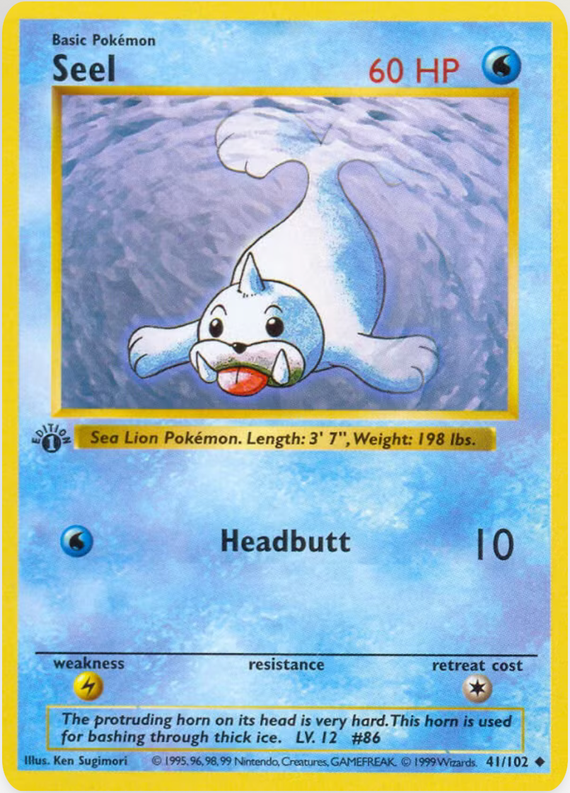 Seel - Normal – Gengar Store
