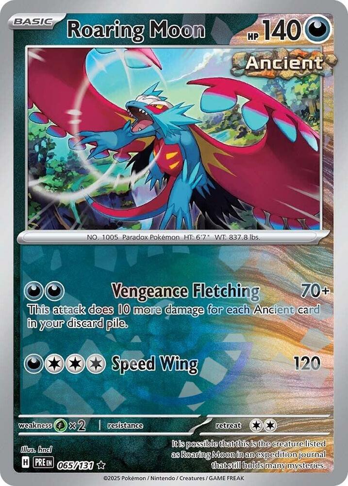 Roaring Moon (Poke Ball Pattern) - SV: Prismatic Evolutions (PRE ...