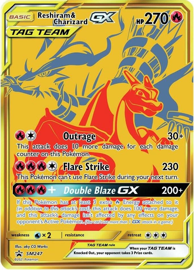 Reshiram & Charizard GX - SM247 - SM Promos (SMP) – Gengar Store